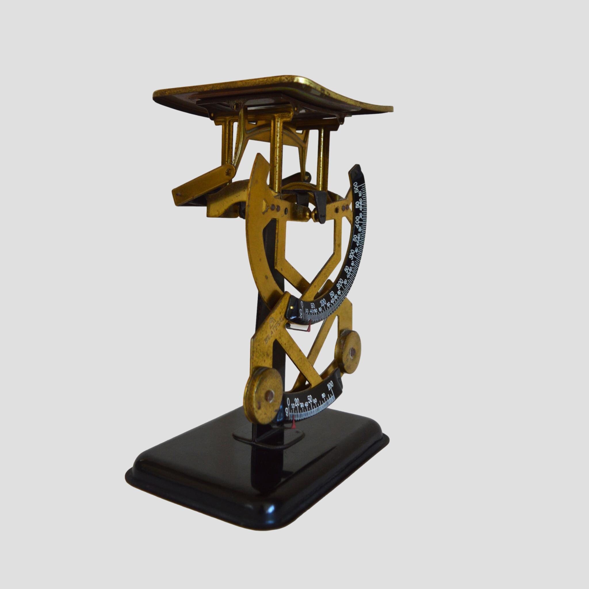 Antique Bilateral Letter Scale - Etsy