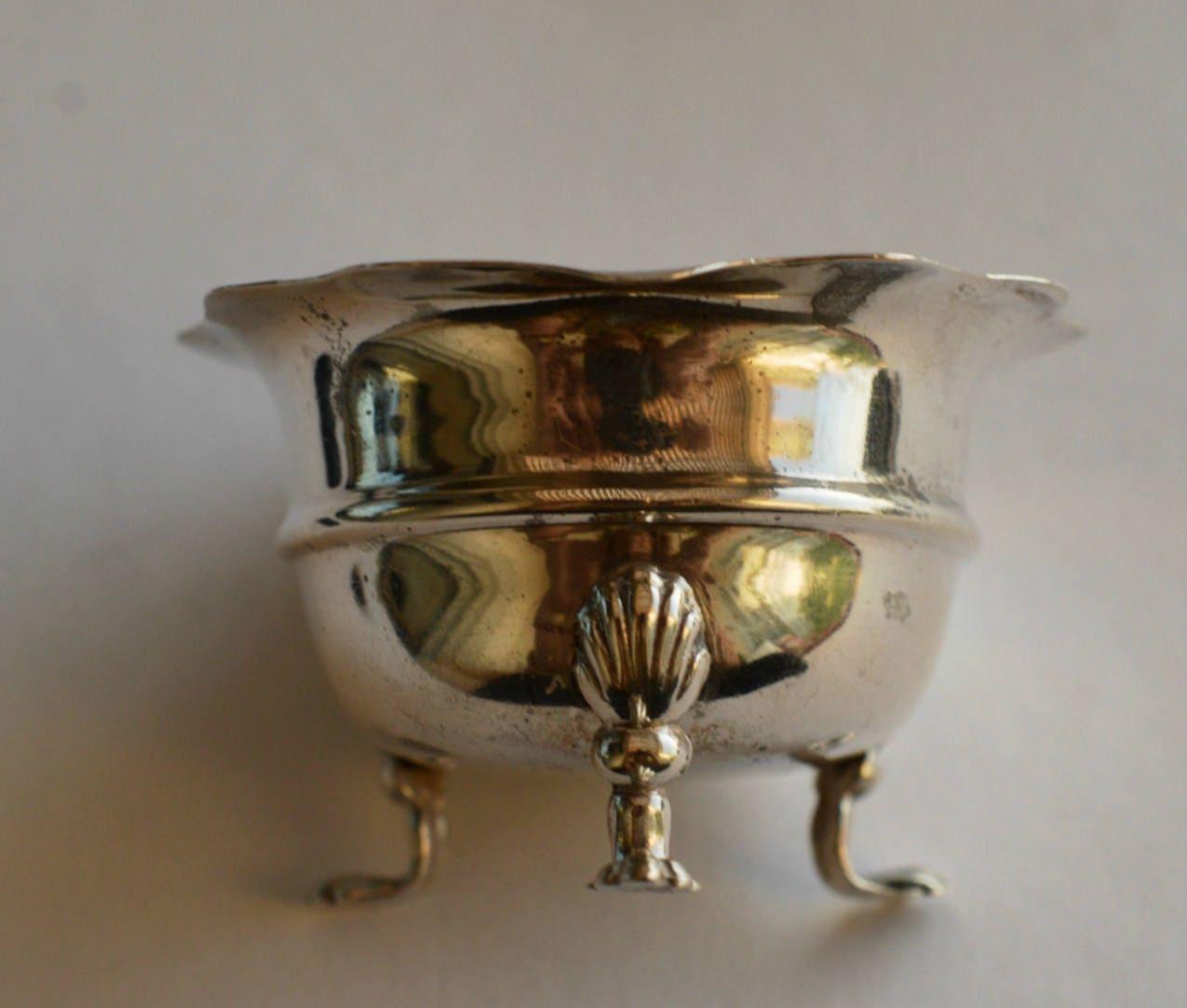 Antique English Solid Silver Salt, Birmingham, 1906 - Etsy