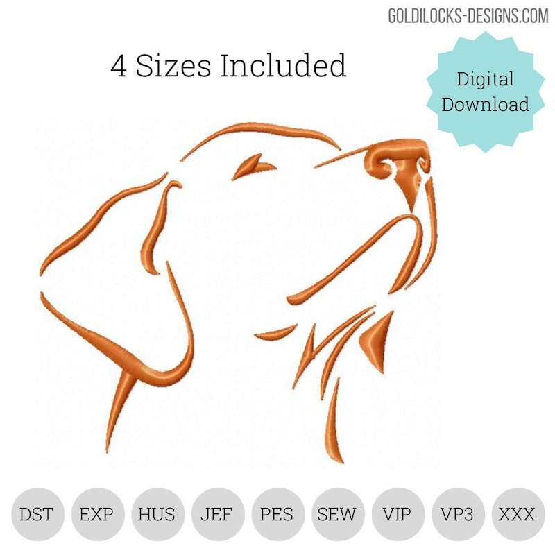 Lab Embroidery Design - Etsy