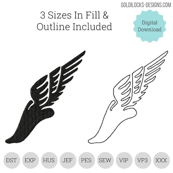 Wingged Foot Track and Field - Etsy