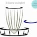Disc Frisbee Golf Net Embroidery Design in 3 Sizes! Embroidery Machine ...