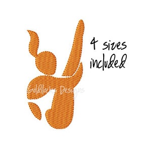 Diver Girl Female Logo Embroidery Design in 4 Sizes. Polo Logo - Etsy