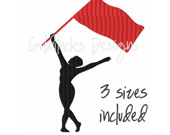 Color Guard Embroidery File - Etsy