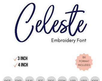 Script Embroidery Font | Etsy