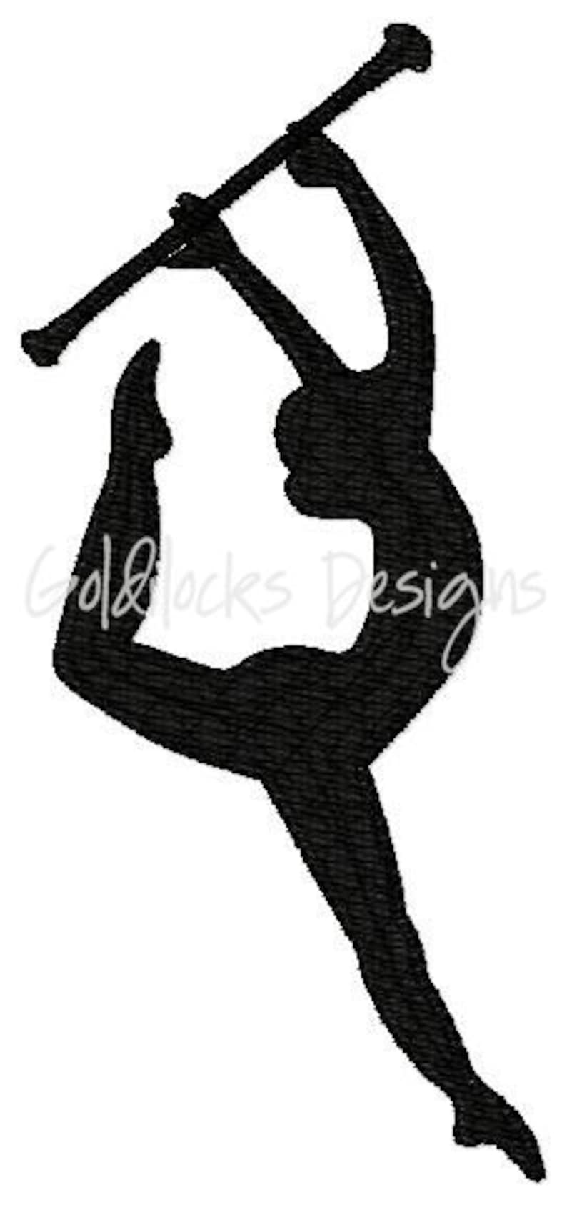 Baton Twirler Dancing Silhouette Embroidery Design 3 Sizes - Etsy Sweden