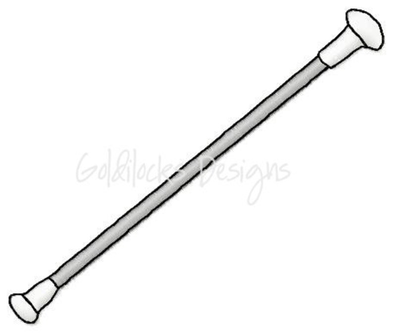 Baton Single Embroidery Design 2 Sizes 3 4 - Etsy