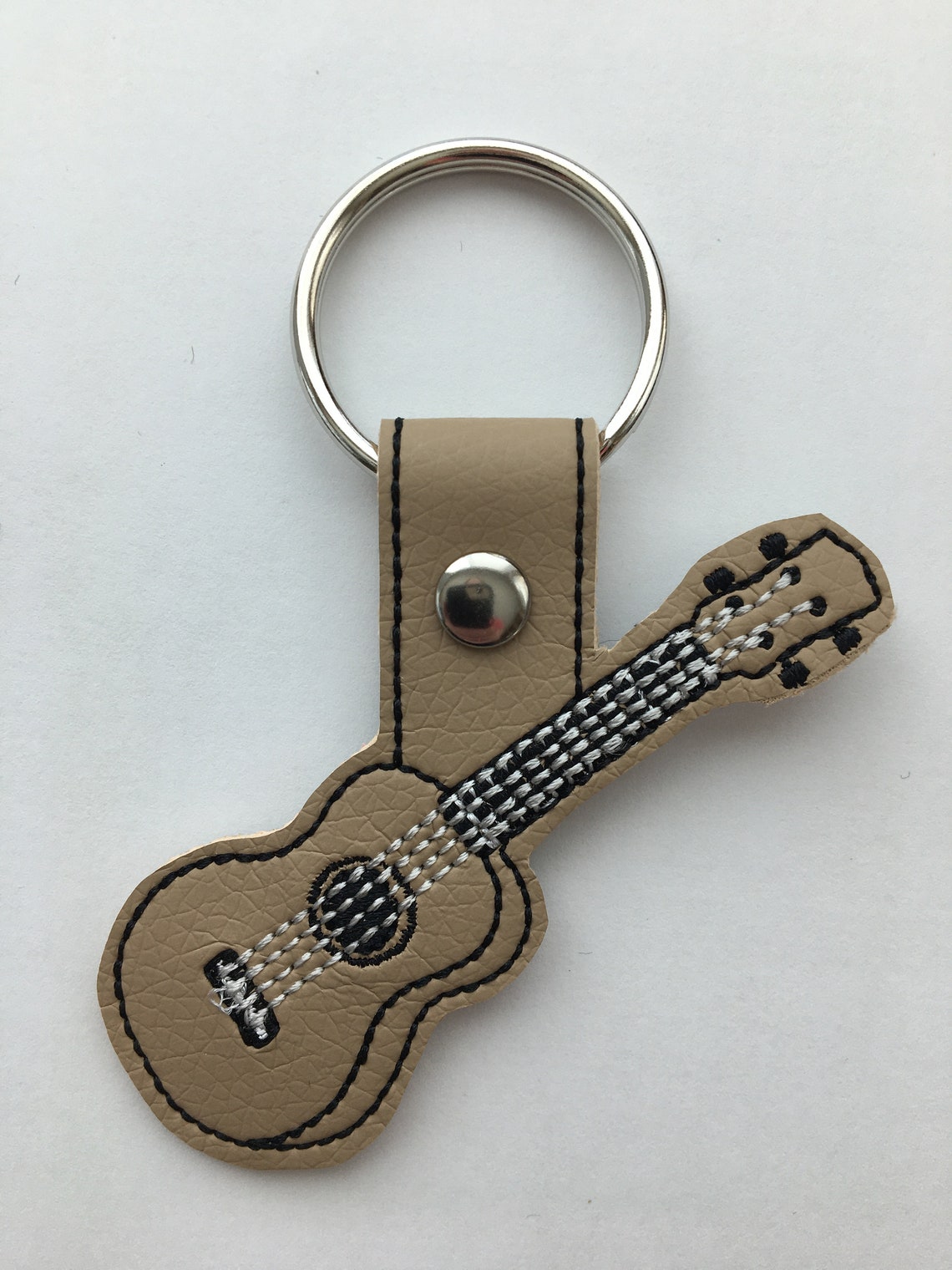 Ukulele Keychain Key Fob Design. ITH in the Hoop Snap Tab - Etsy