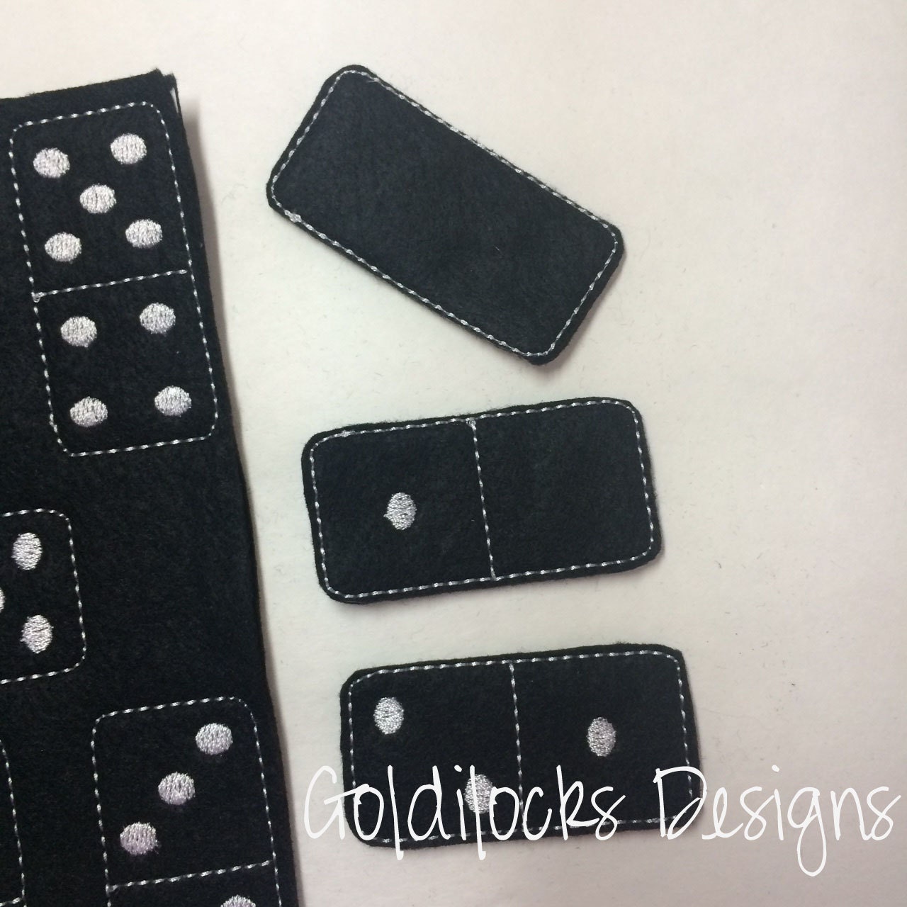 Dominoes Game Design 28 Tiles for Embroidery Machine ITH in | Etsy