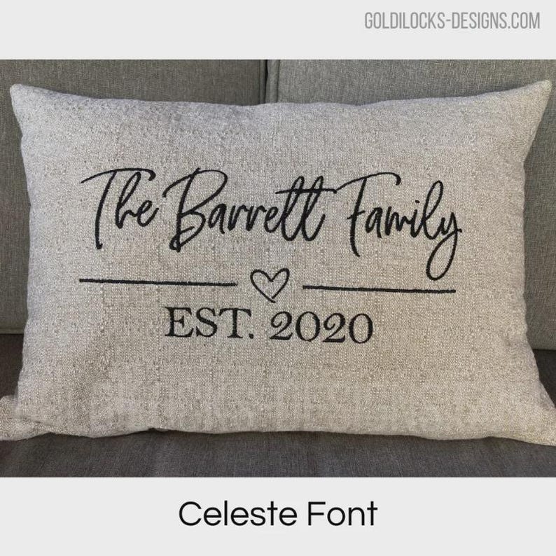 Celeste Script Handwriting Machine Embroidery Font Embroidery Font in 2 ...