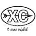 Cross Country XC Logo Embroidery Design With Filled Arrow and - Etsy