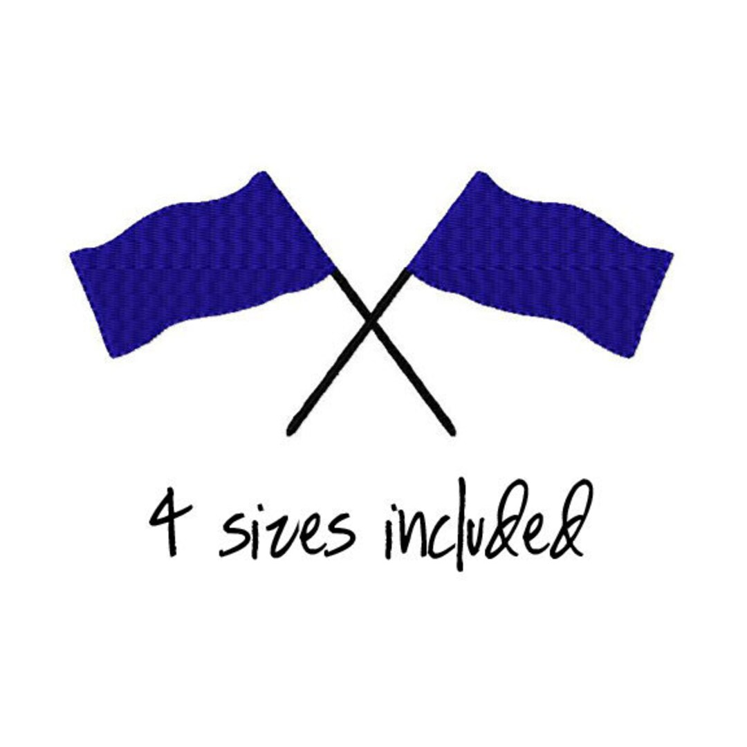 Color Guard Cross Flags