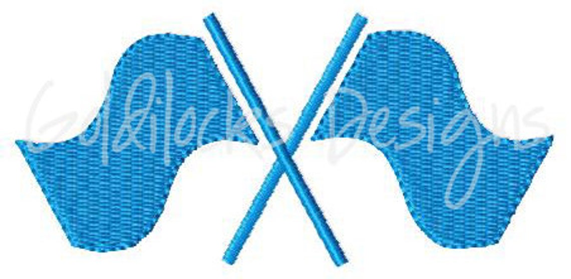 Color Guard Crossed Flags Embroidery Design 3 Sizes Included - Etsy New ...