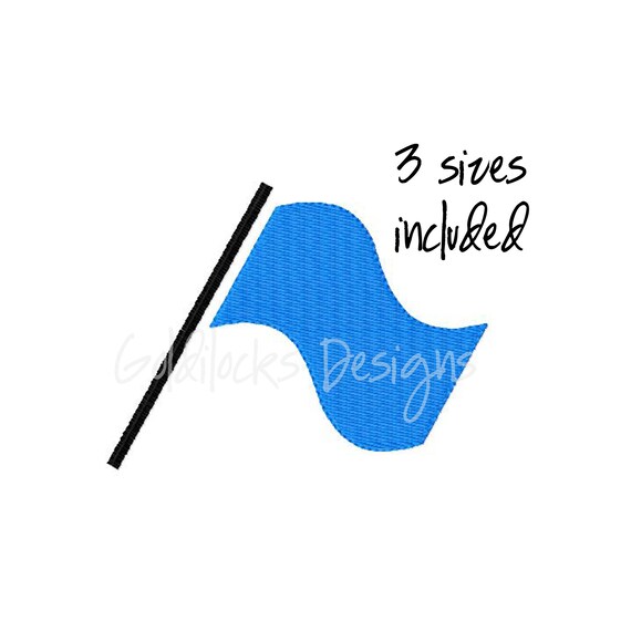 Color Guard Single Flag Embroidery Design 3 Sizes Included | Etsy