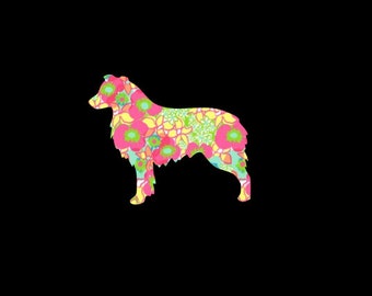 Golden Retriever Dog Puppy Preppy Print Decal Choose your | Etsy