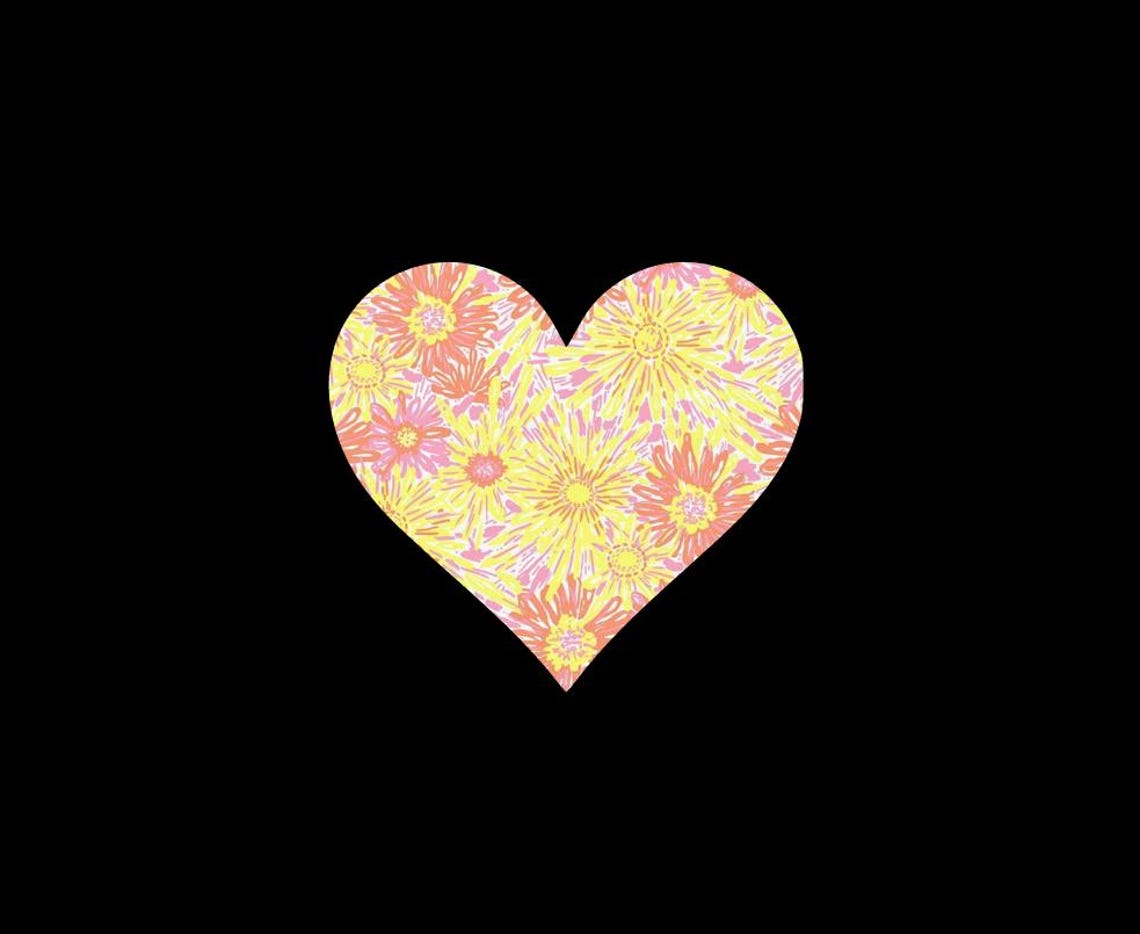 Lovely Heart Vinyl Preppy Print Car Decal in Your Choice of Sizes and ...