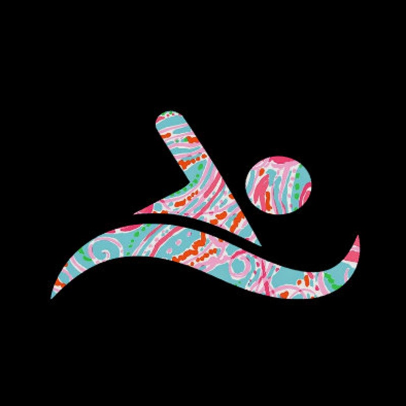 Swim Stickers - Etsy