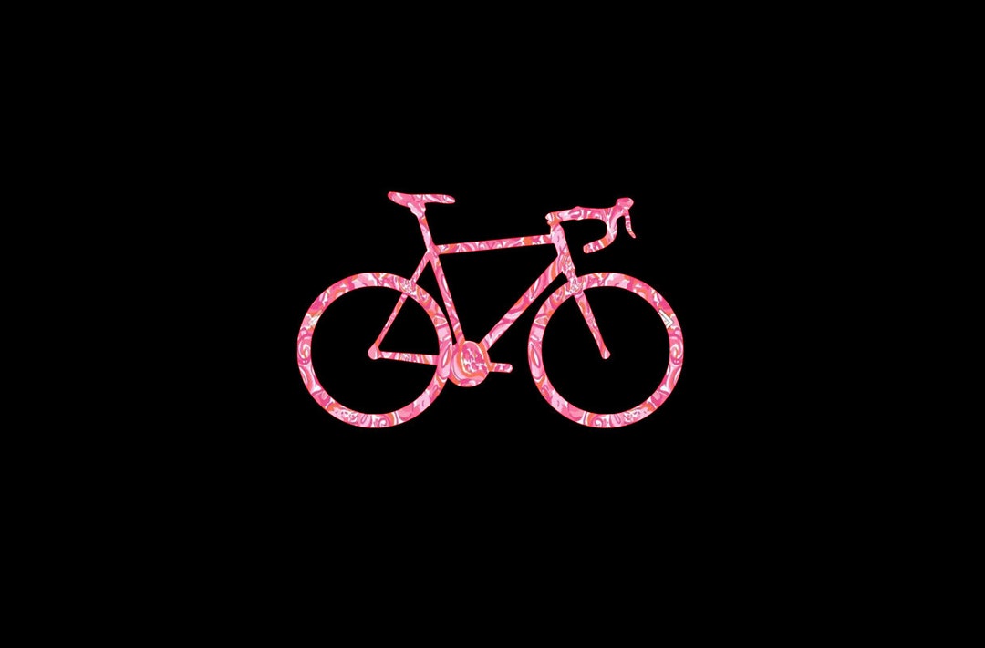Street Bicycle Decal, Fun Floral Printed Bicycle Sticker, Preppy Print ...