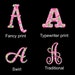 Single Initial Monogram Decal ~ Preppy Prints ~ Choose Your Letter ...