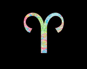 Sagitarius Sign of the Zodiac Custom Vinyl Decal Preppy | Etsy