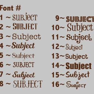 2" Notebook Subject Labels ~ Solid Colors! Set of 5, Perfect for ...