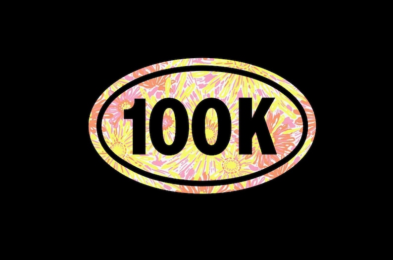 100K Euro Vinyl Decal in your choice of patterns and size | Etsy