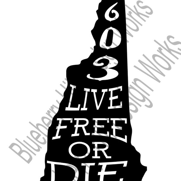Live Free or Die - Etsy