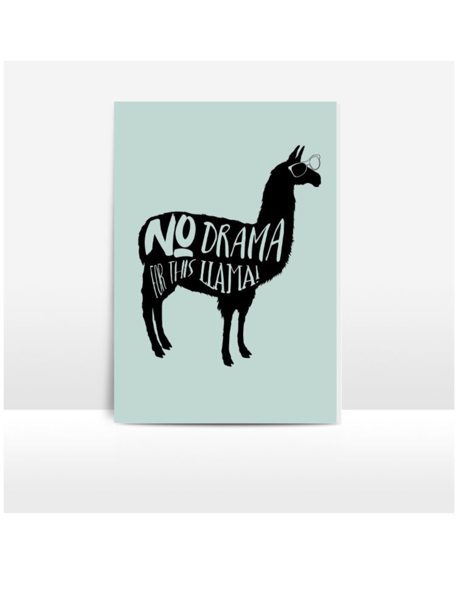 NO Drama Llama - Printable - Cuttable - Digital - Digital Download ...