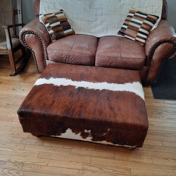 Cowhide Furniture - Etsy