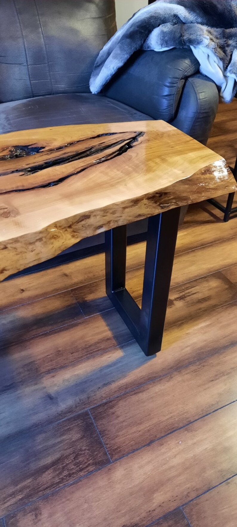Live Edge Rustic Wood Coffee Table - Etsy