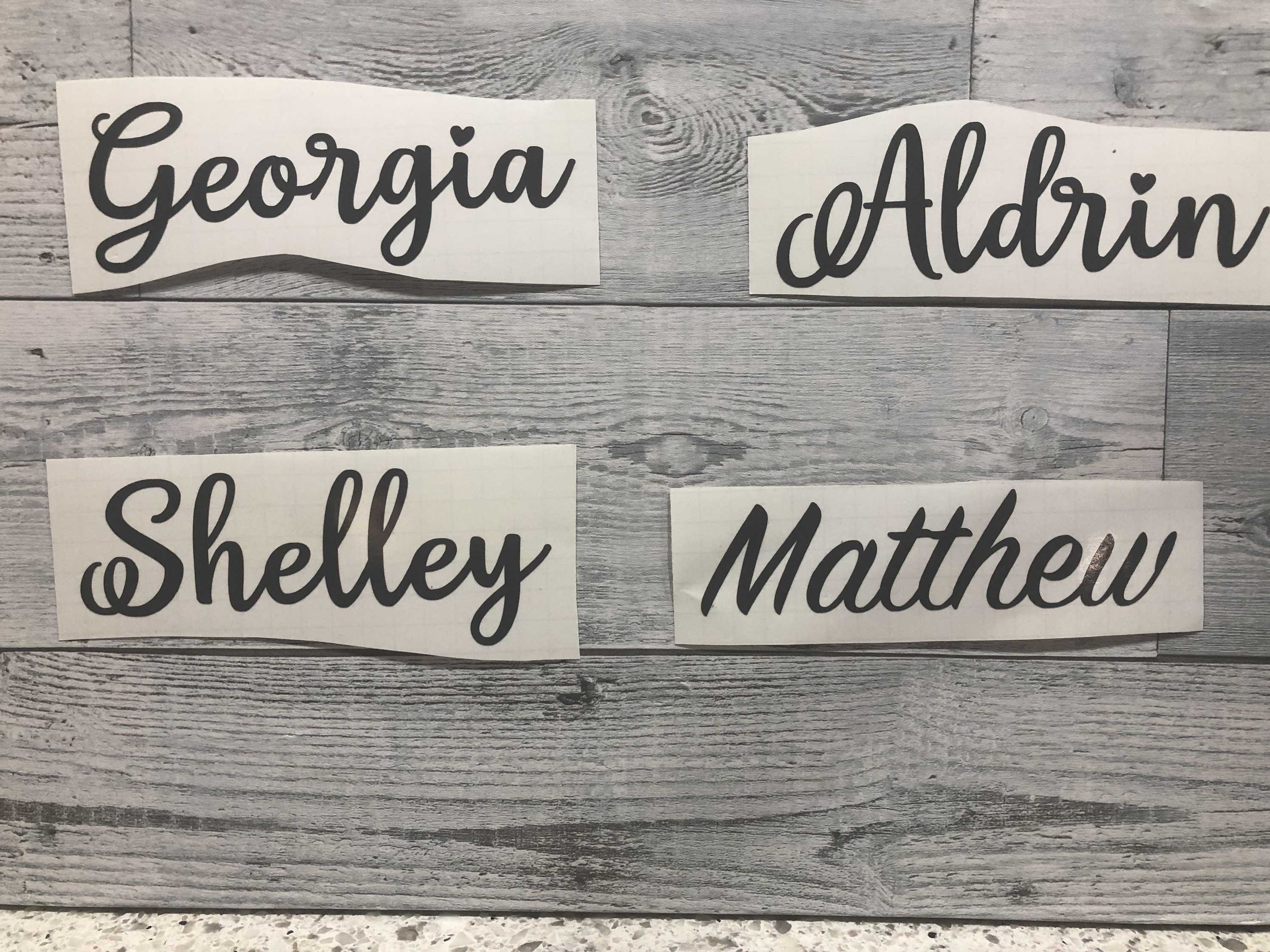 Vinyl Name Decals | Decals | Name Decals | First Name Decals | Vinyl ...