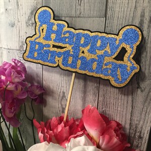 Happy Birthday 7” Cake Topper | Happy Birthday Centerpiece | Happy ...
