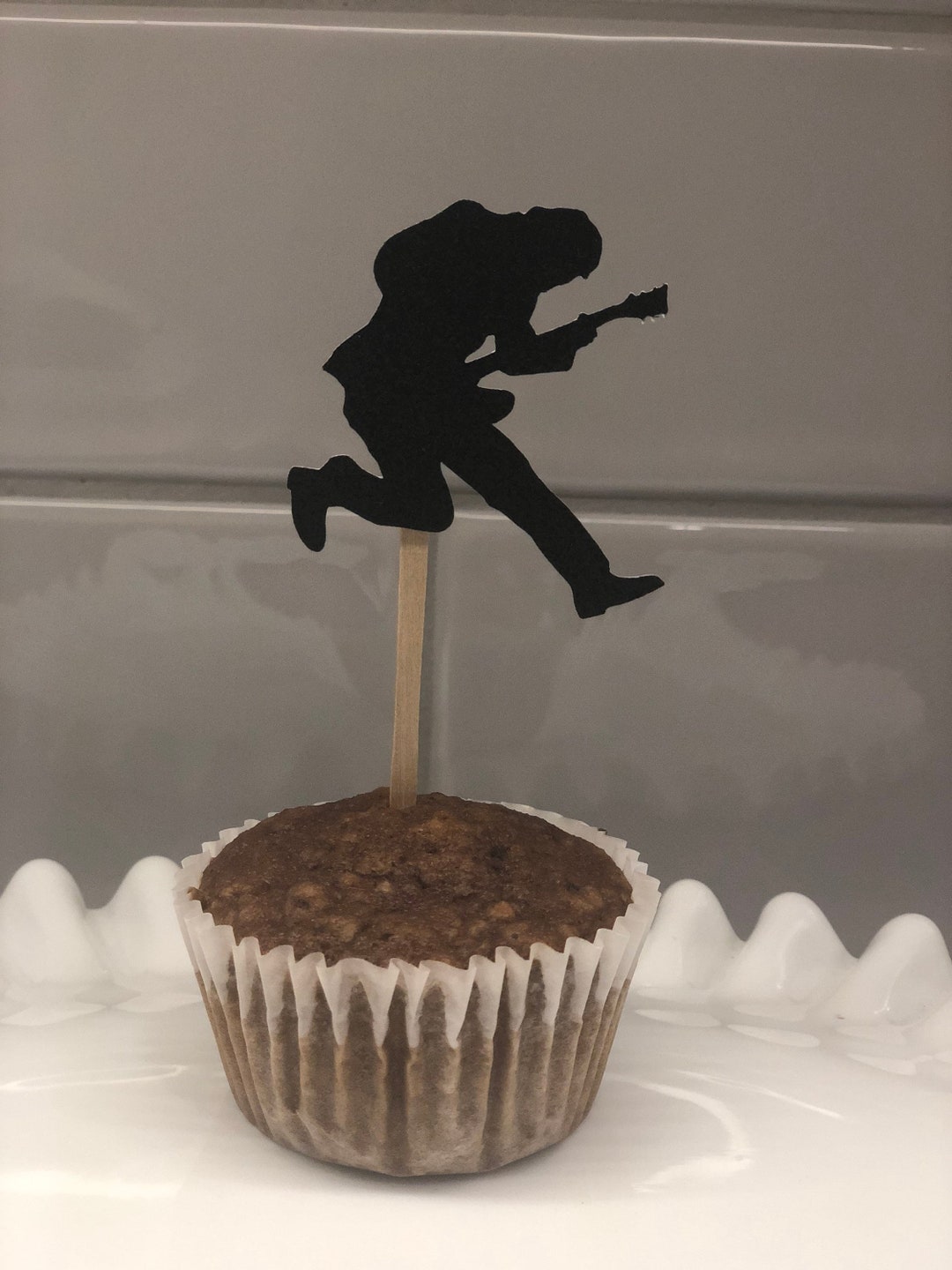 Rockstar Guitarist 2” Cupcake Toppers Set of 12 | Guitarist Toppers ...