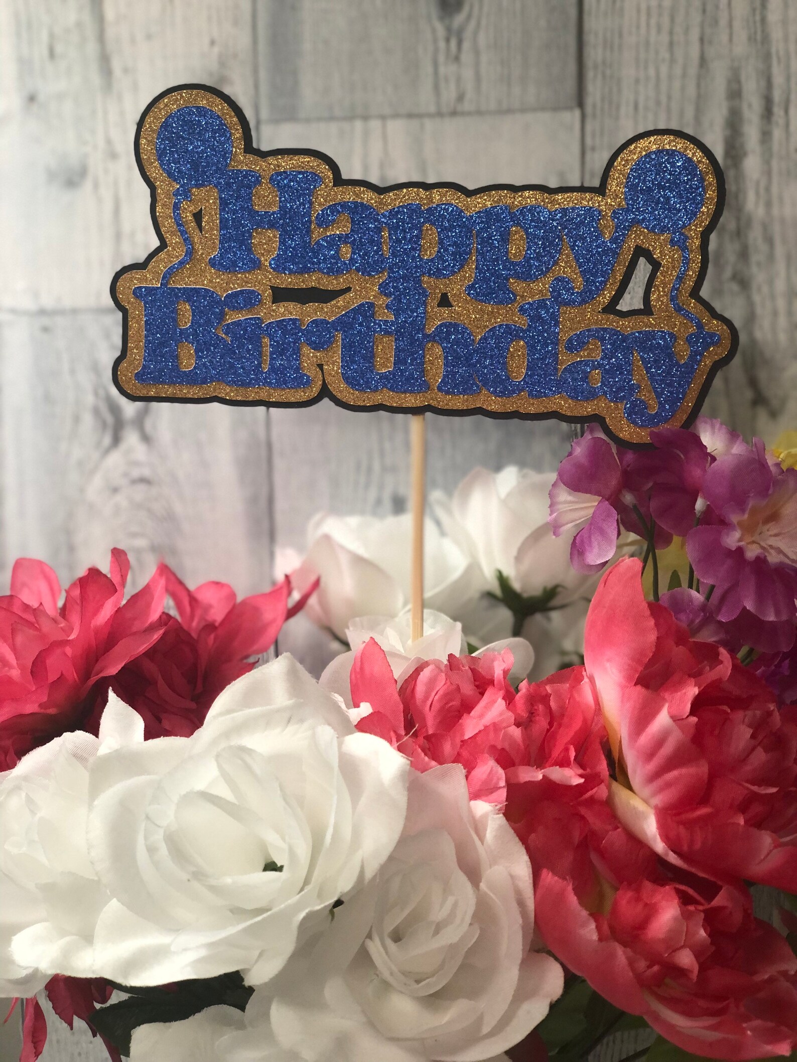 Happy Birthday 7” Cake Topper | Happy Birthday Centerpiece | Happy ...