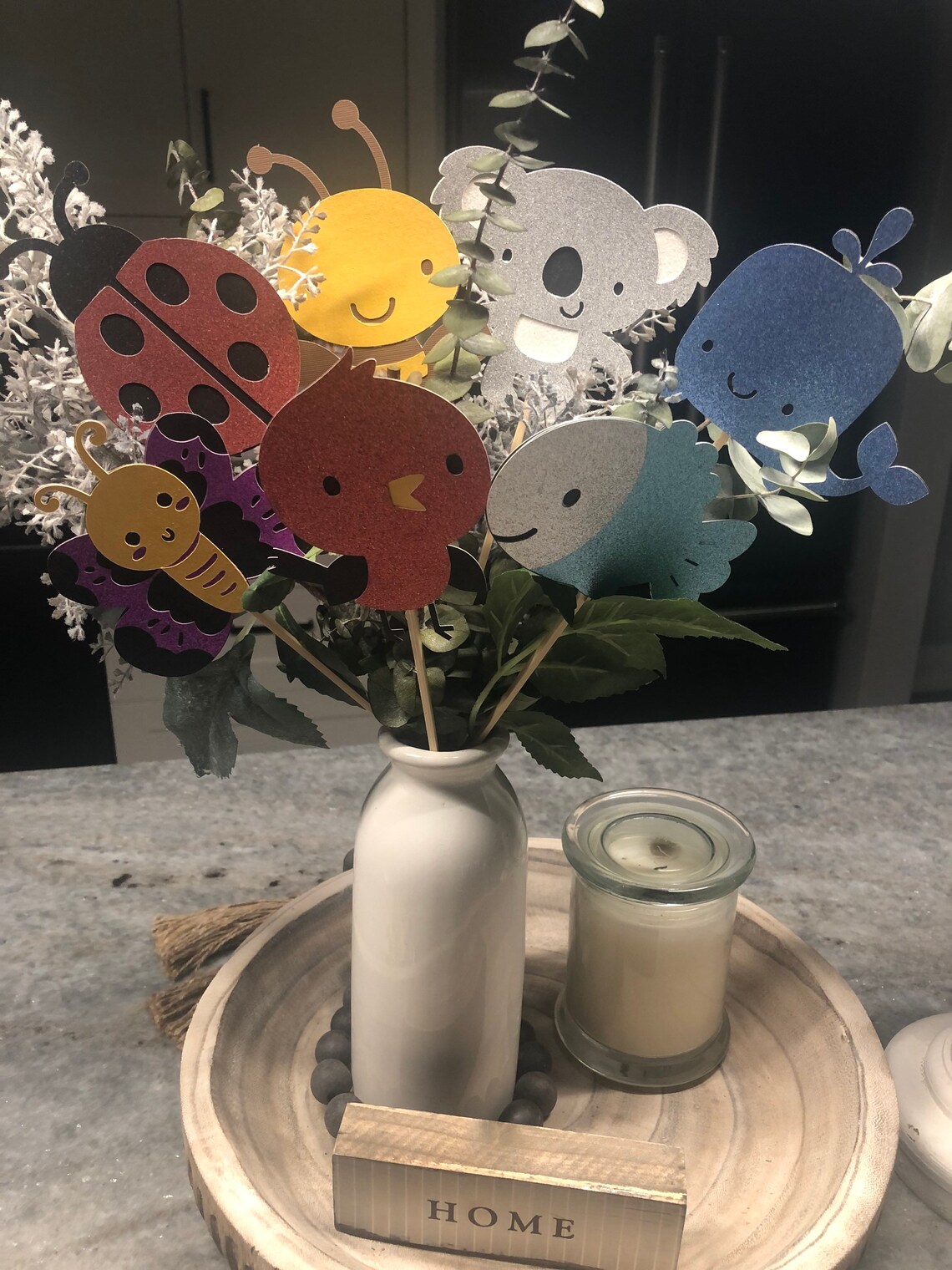Bug/insects/water Animal Centerpieces/die Cuts (5”) | Bugs/insect ...