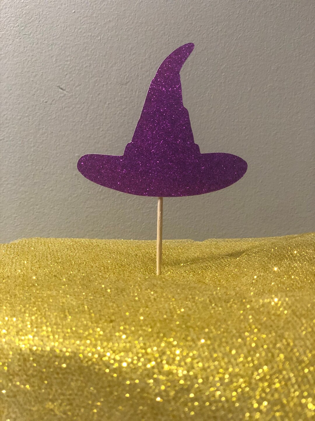 Witches Hat 2” Cupcake Toppers Set of 12 | Halloween Toppers | Happy ...