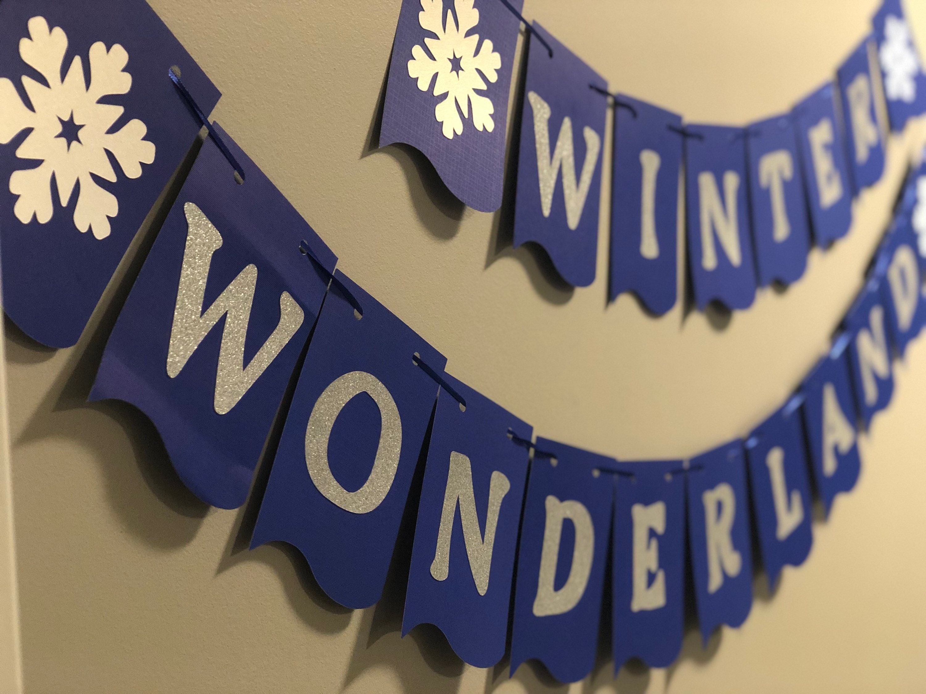 Winter Wonderland Banner | Winter Wonderland | Snowflakes Banner ...