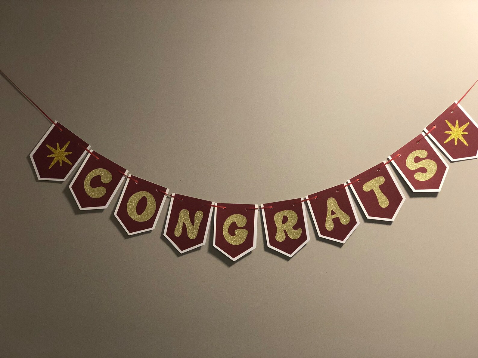 Congrats Banner | Congrats | Graduation Banner | Wedding Banner ...