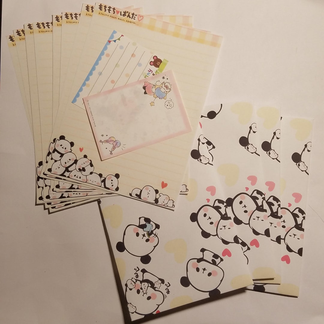Mochi Mochi Panda Stationery Set - Etsy