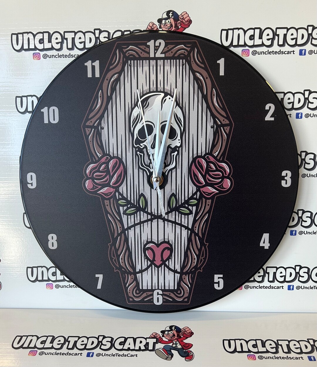 Casket Vinyl Clocks - Etsy