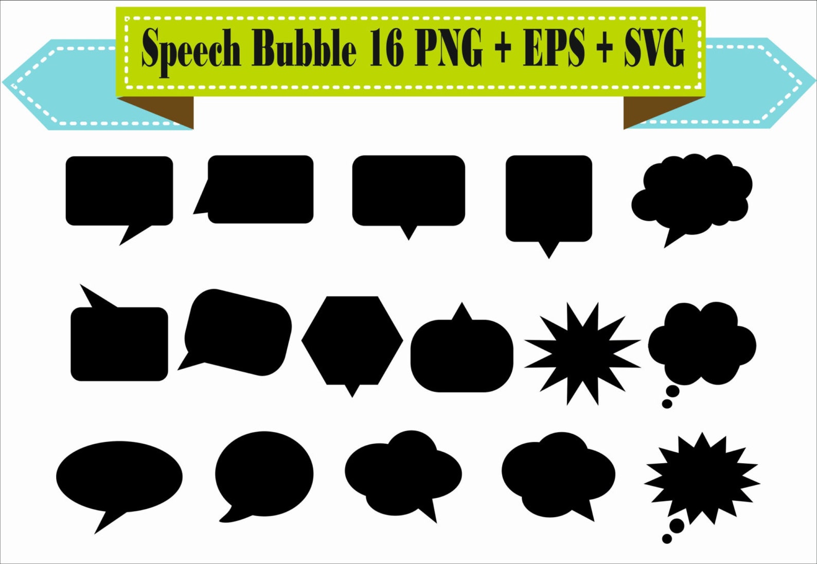 Speech Bubble Speechbubble Text Grammar Comics Vector Clipart - Etsy