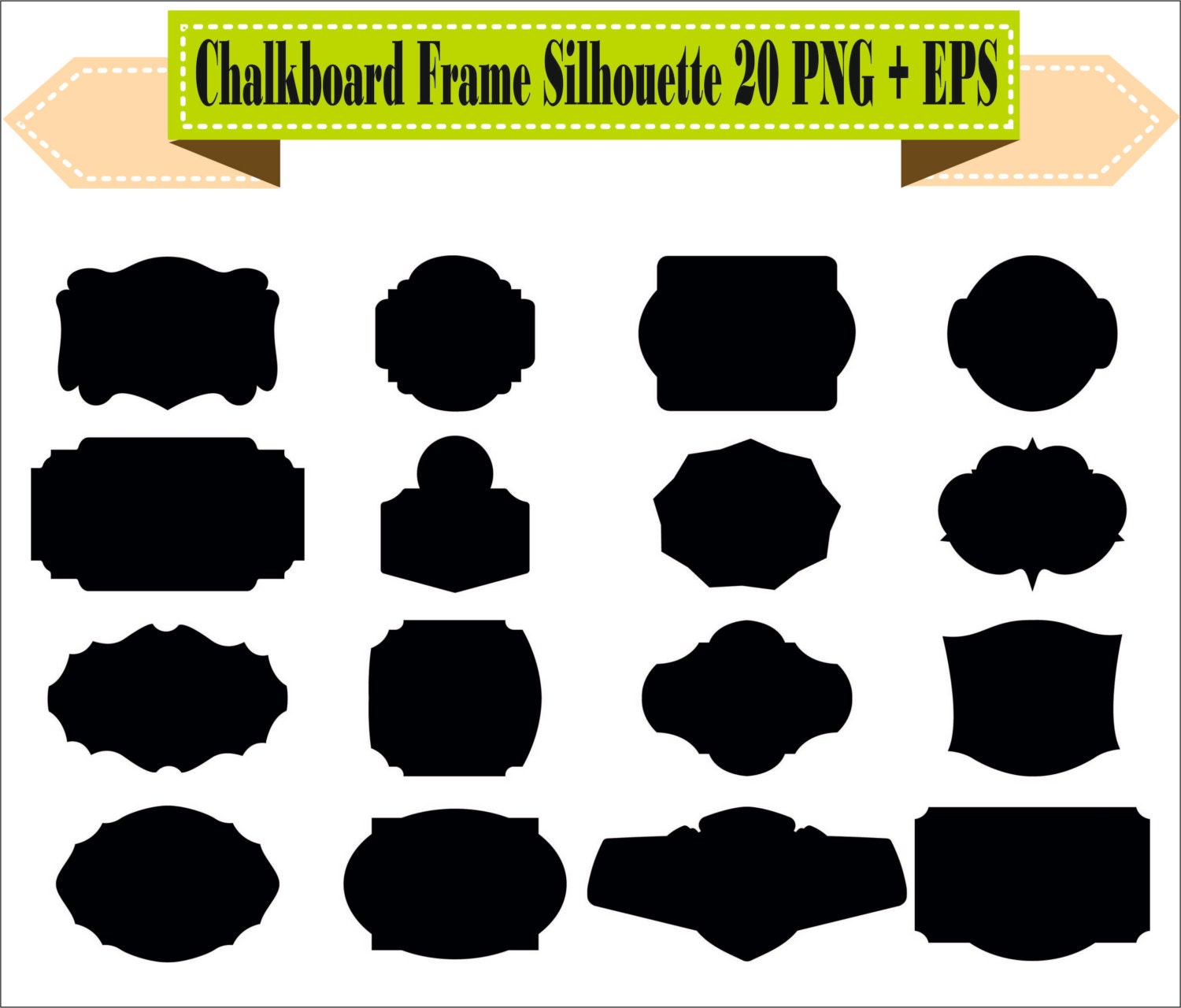 Vintage Chalkboard Frames