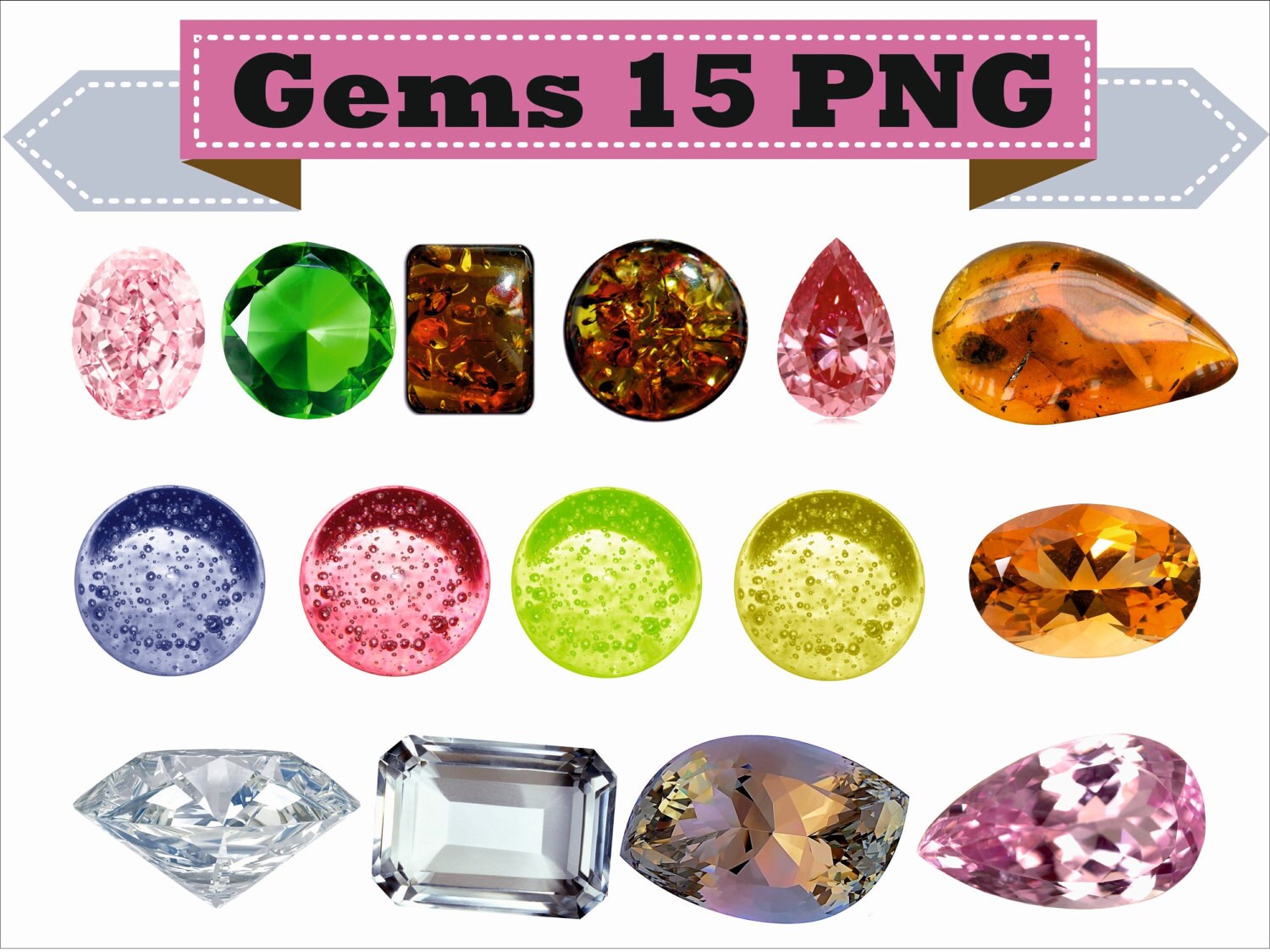 Gems Jewelry Amber Diamond Gemstone Ruby Sapphire Clipart PNG - Etsy