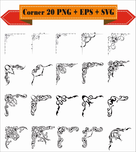 Vintage Corner Clipart