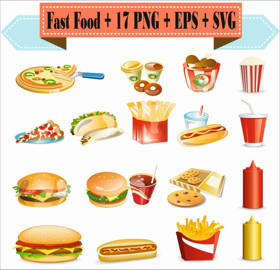 Eating Junk Food Clipart