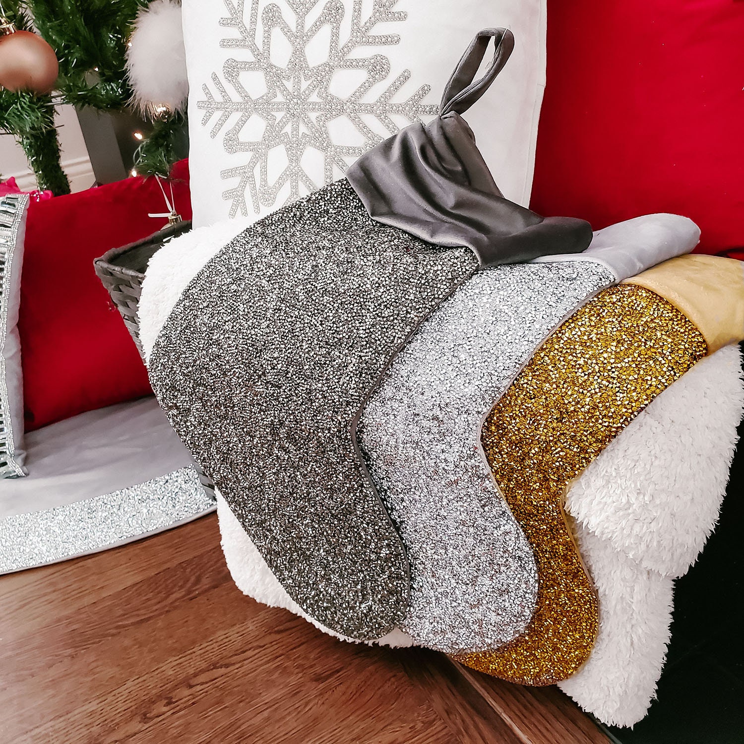 Sparkles Home Luminous Rhinestone Stocking | Etsy