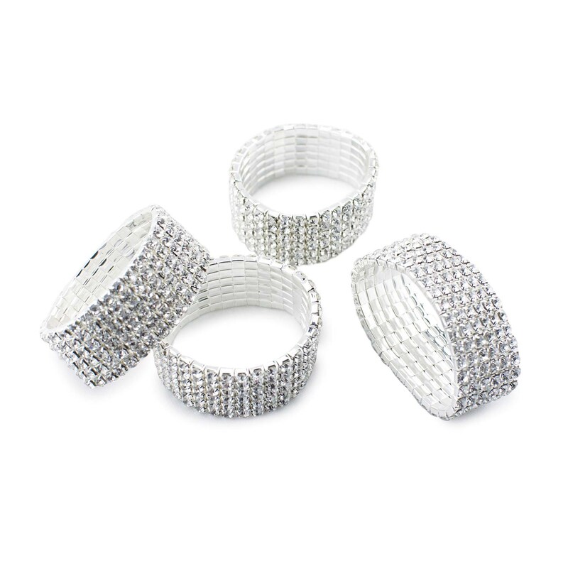 Rhinestone Stretch Ring - Etsy