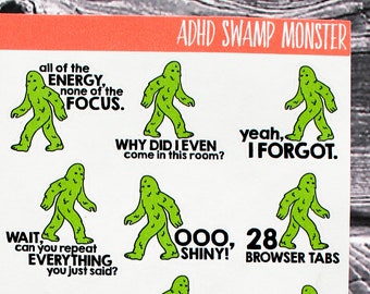 Swamp monster | Etsy