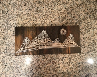 Mountain String Art - Etsy