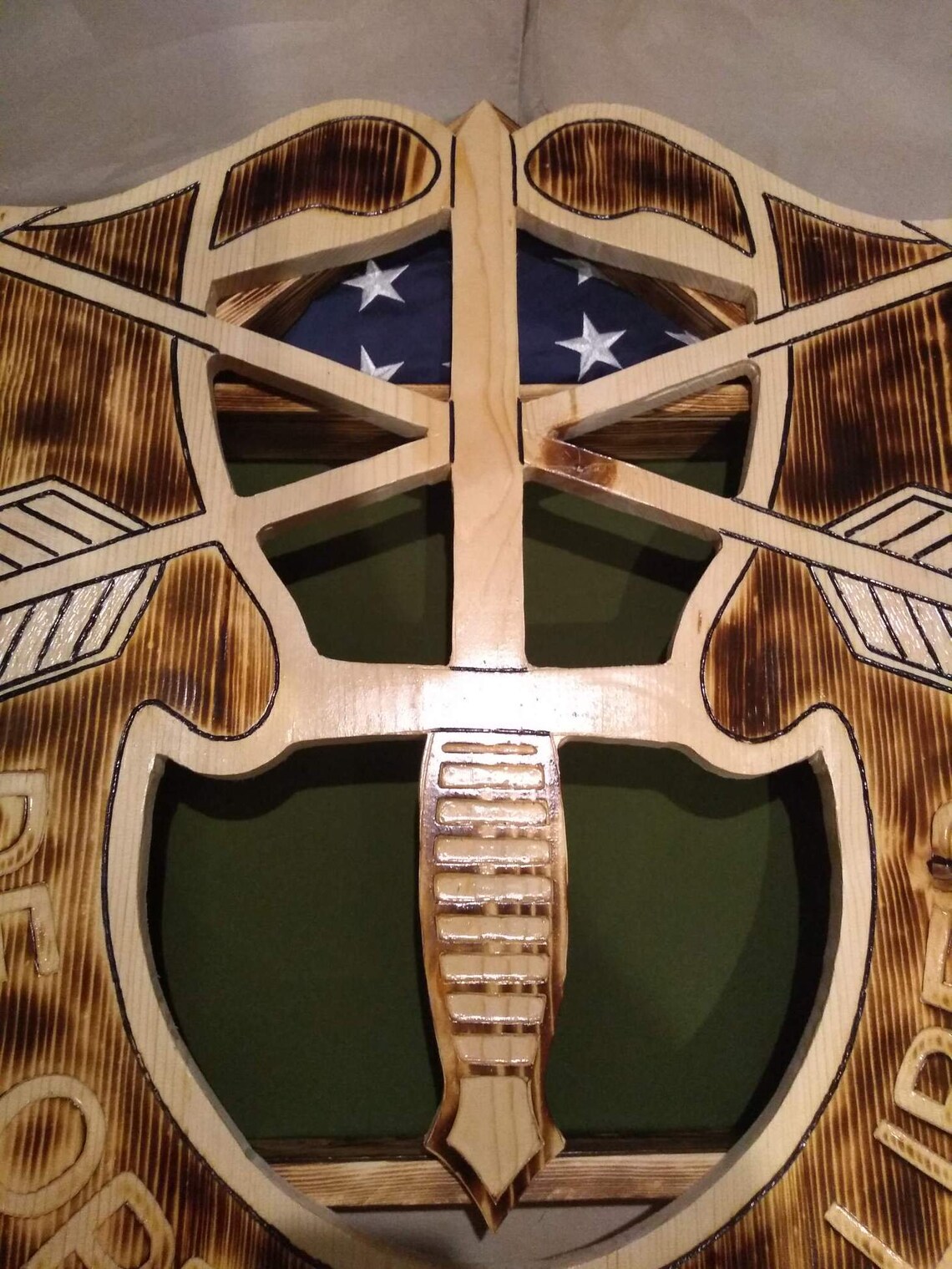 Special Forces Green Beret Shadow Box - Etsy