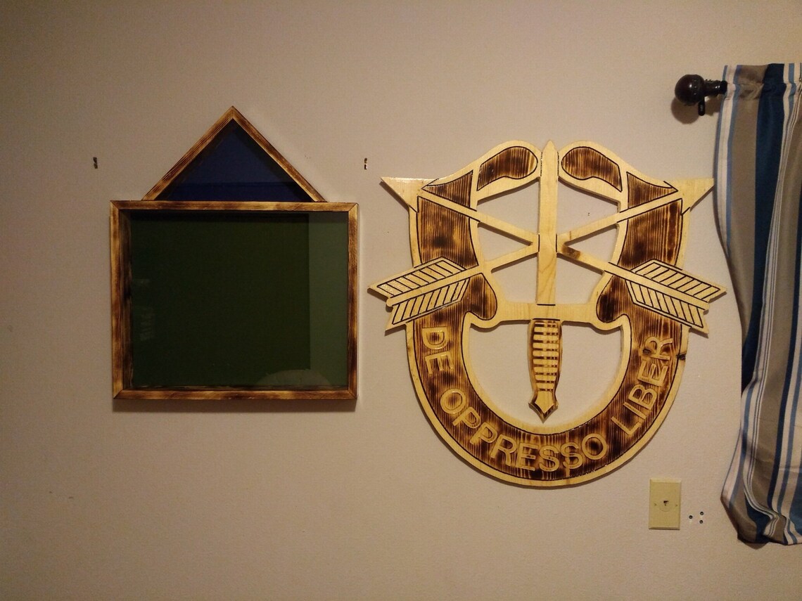Special Forces Green Beret Shadow Box - Etsy